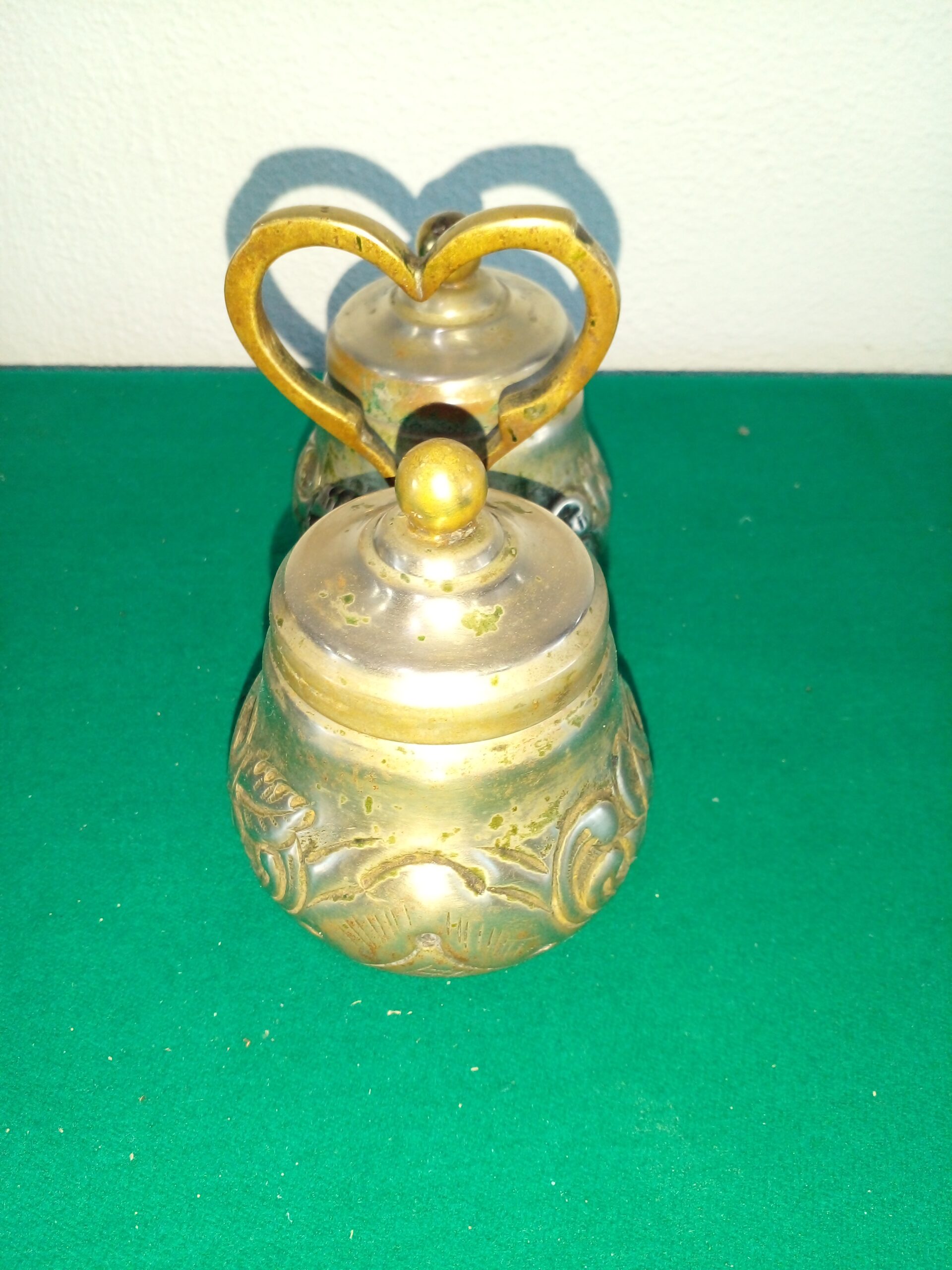SET MATERO ANTIGUO EN METAL PLATEADO MATE COLONIAL COD: 98413