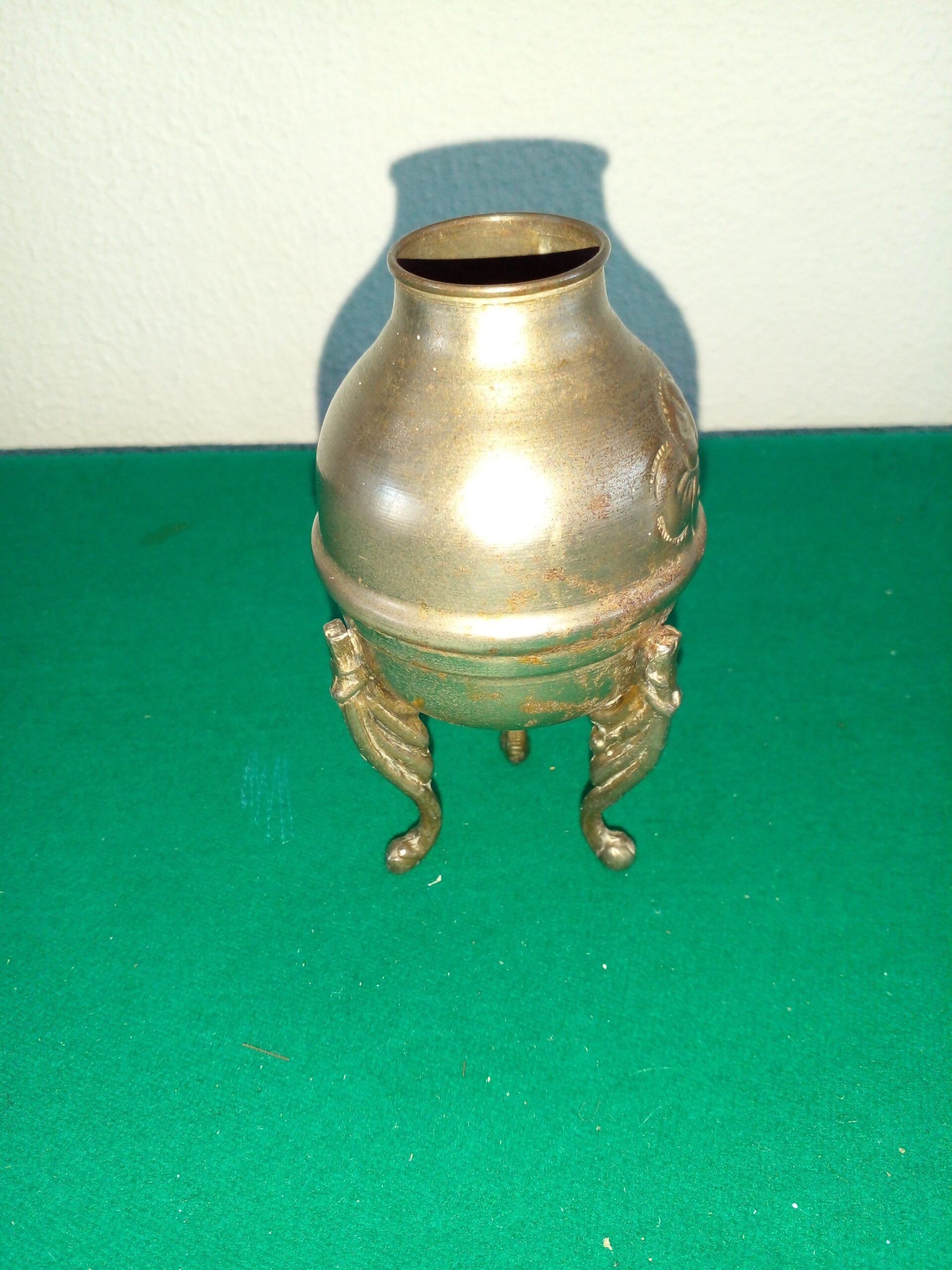 SET MATERO ANTIGUO EN METAL PLATEADO MATE COLONIAL COD: 98413