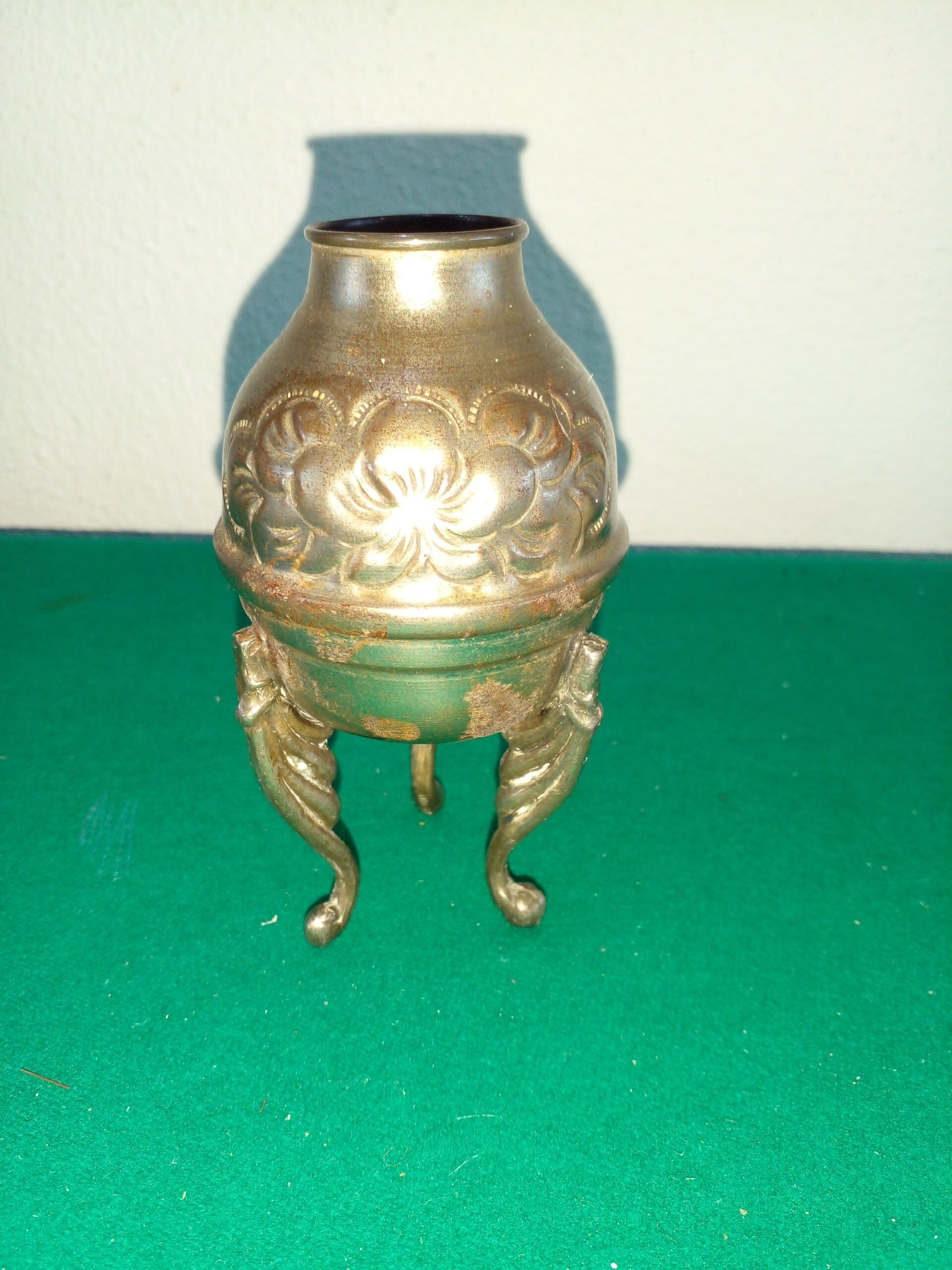 SET MATERO ANTIGUO EN METAL PLATEADO MATE COLONIAL COD: 98413